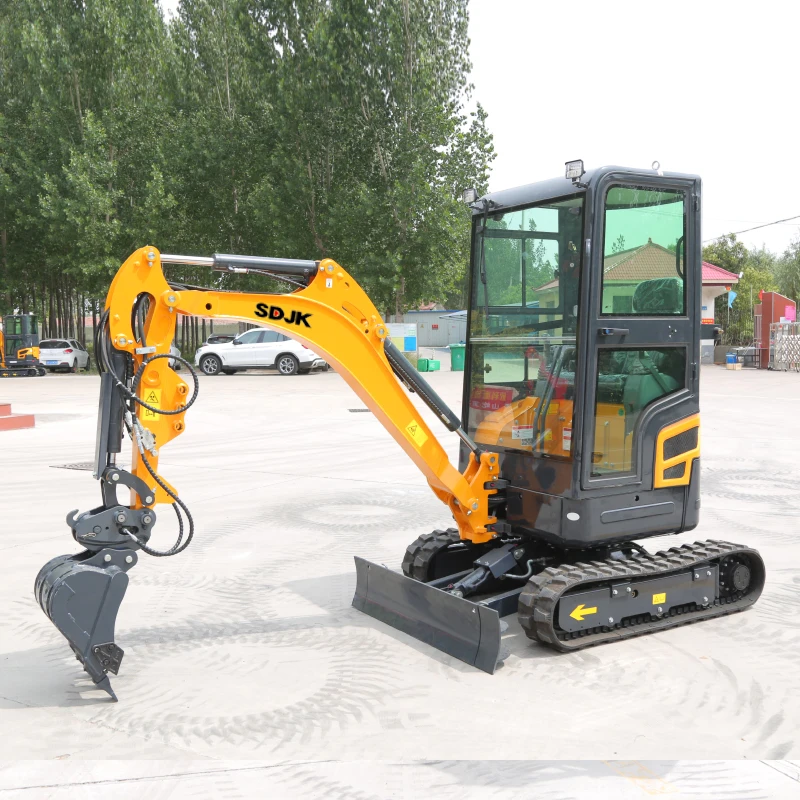 Chinese SDJK JKW-18S Mini Excavator Small Excavator 1.8ton Crawler ...