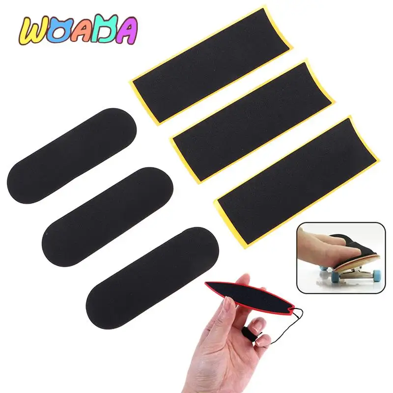 5Pcst-Black-Fingerboard-Deck-Uncut-Tape-Stickers-Black-Foam-Grip-Tape ...