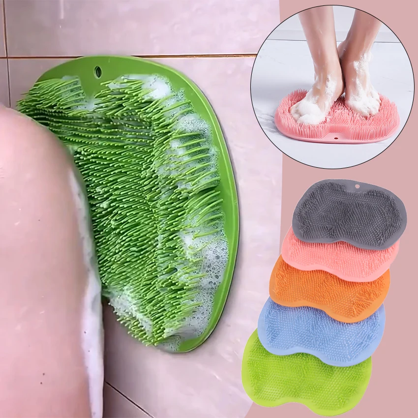 1PC-Lazy-Shower-Foot-Wash-Brush-Rub-Back-Sucker-Brush-Foot-Massage-Pad ...