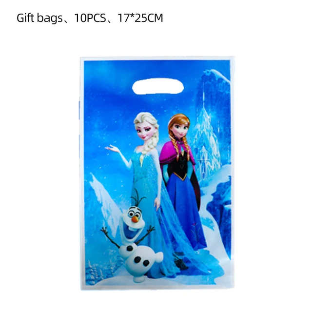 40/30pcs Disney Frozen Elsa Theme Favors Wrapping Bag Frozen Princess ...