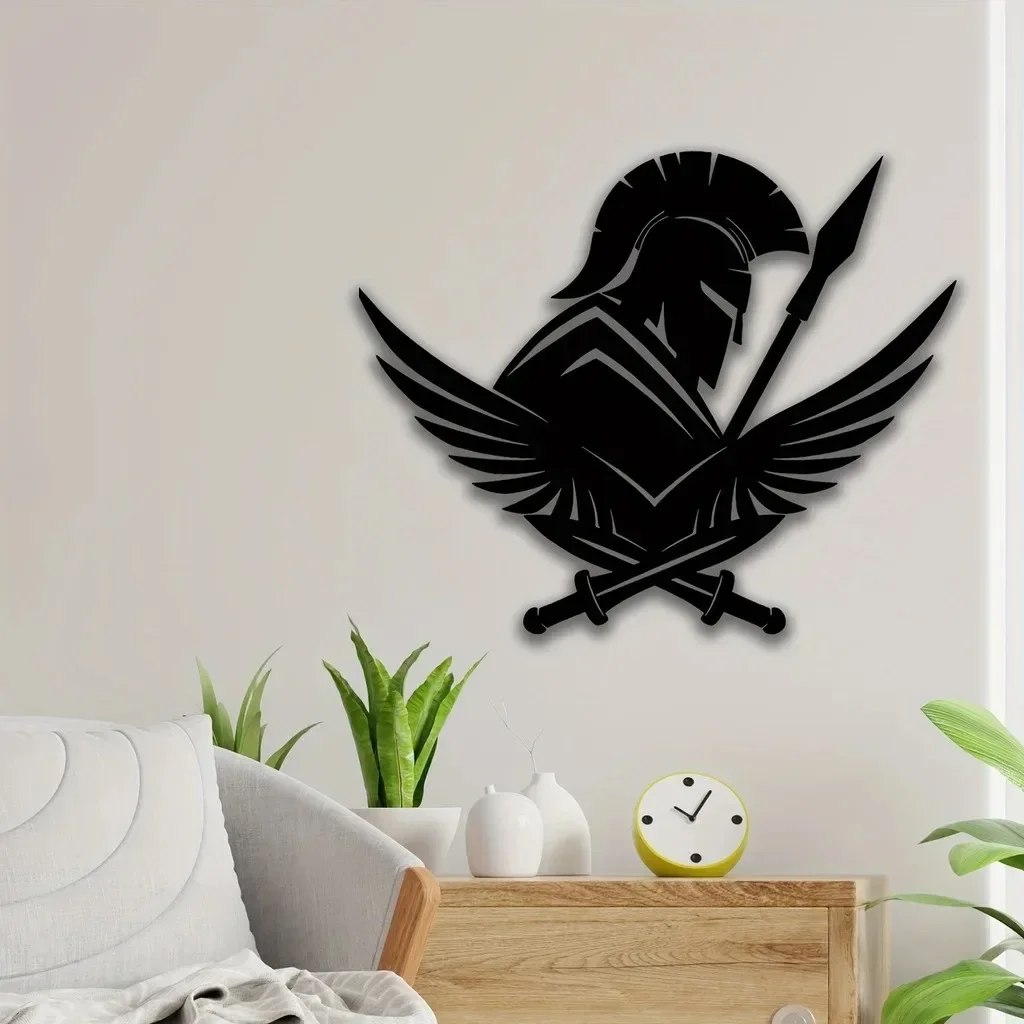 Greek-Spartan-Warrior-Metal-Wall-Decor-Helmet-Art-Great-for-Living-Room ...