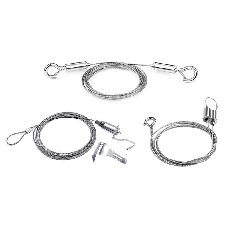 Picture-Rail-Hanging-Adjustable-Picture-Hanging-Wire-Kit-with-Hooks-for ...