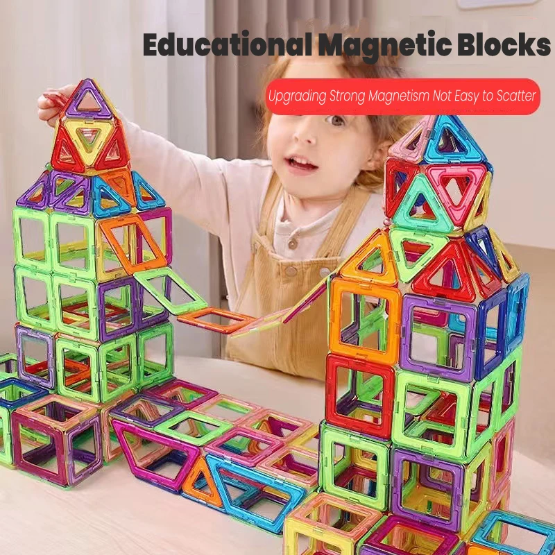 Big-Size-Magnetic-Designer-Construction-Set-Model-Building-Toy-Magnets ...