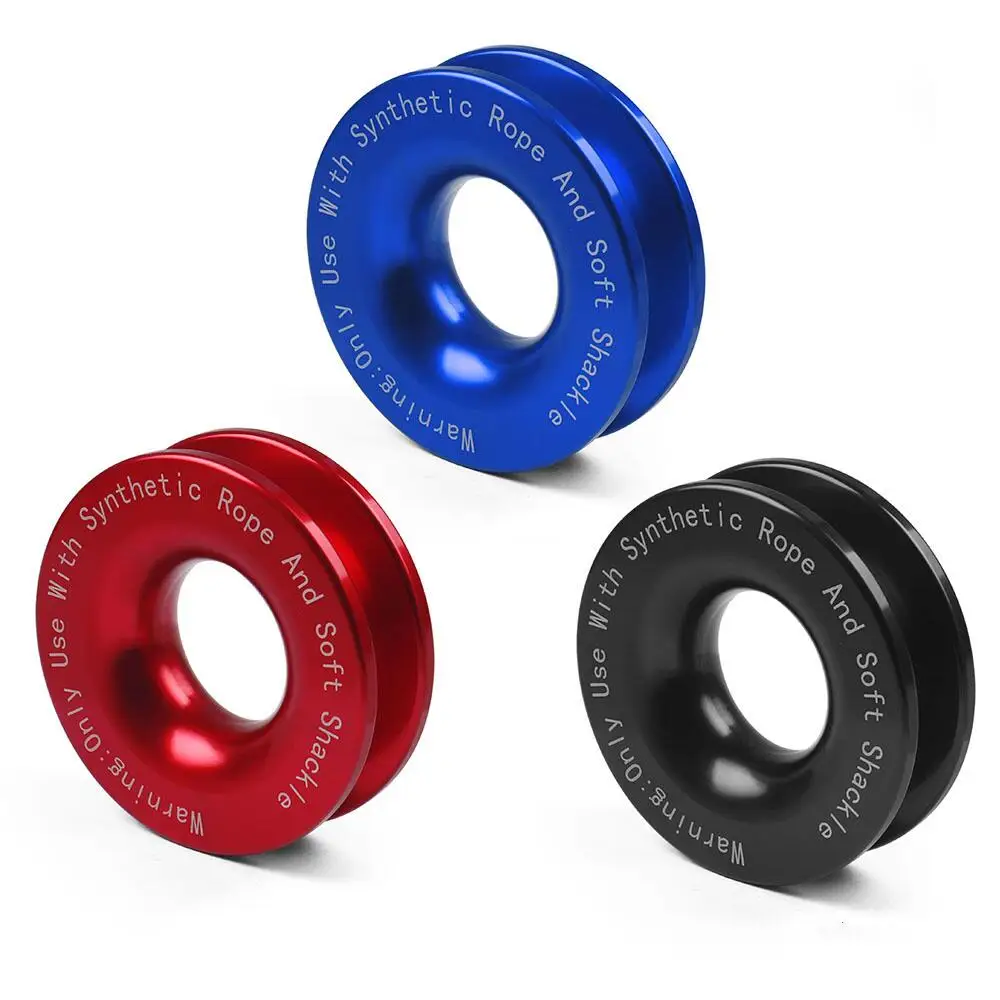 Aluminum-Alloy-Snatch-Recovery-Ring-For-Winch-Rope-Towing-Rope-Pulley ...