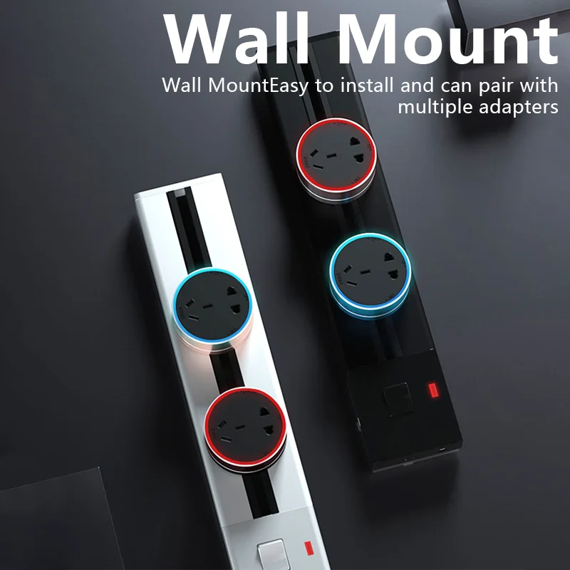 Electric-Track-Socket-Surface-Mounted-Extension-Socket-EU-French-UK-US ...