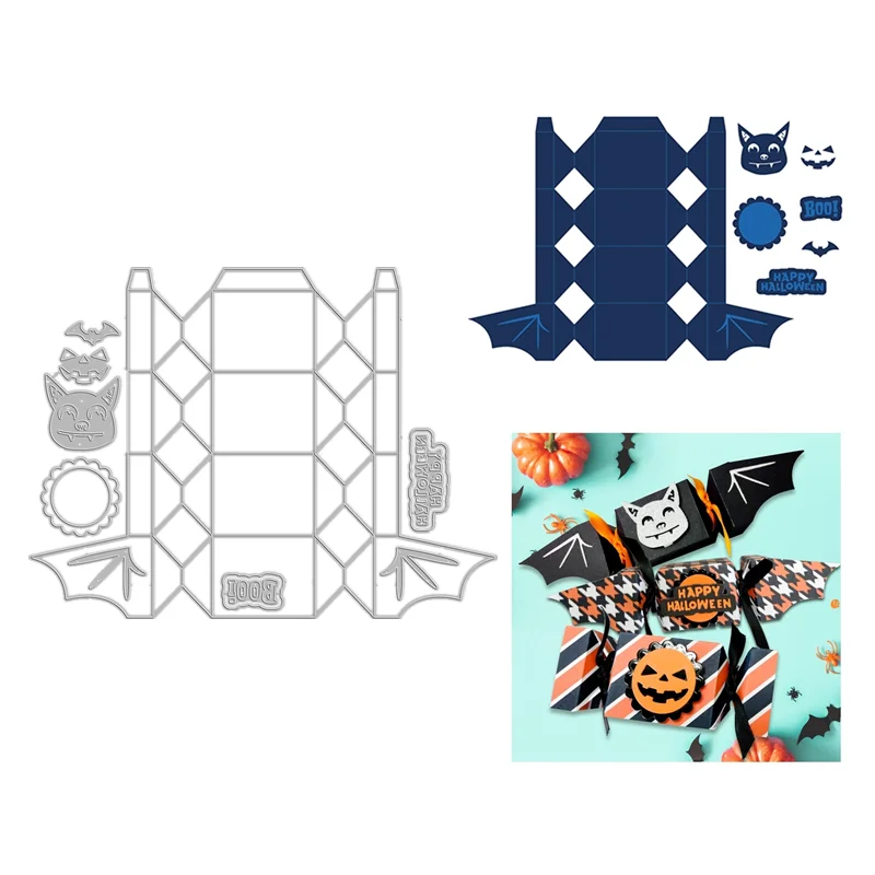 2022-New-The-Bat-Wing-Mini-Cracker-Die-Set-Halloween-Metal-Cutting-Dies ...