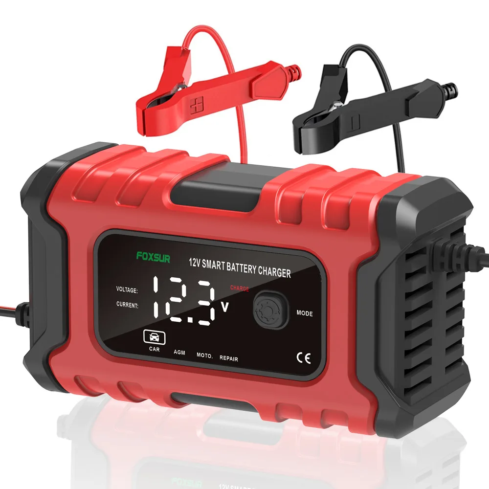 FOXSUR-Universal-Repair-Battery-Charger-12V-6A-Intelligent-SUV-Car ...
