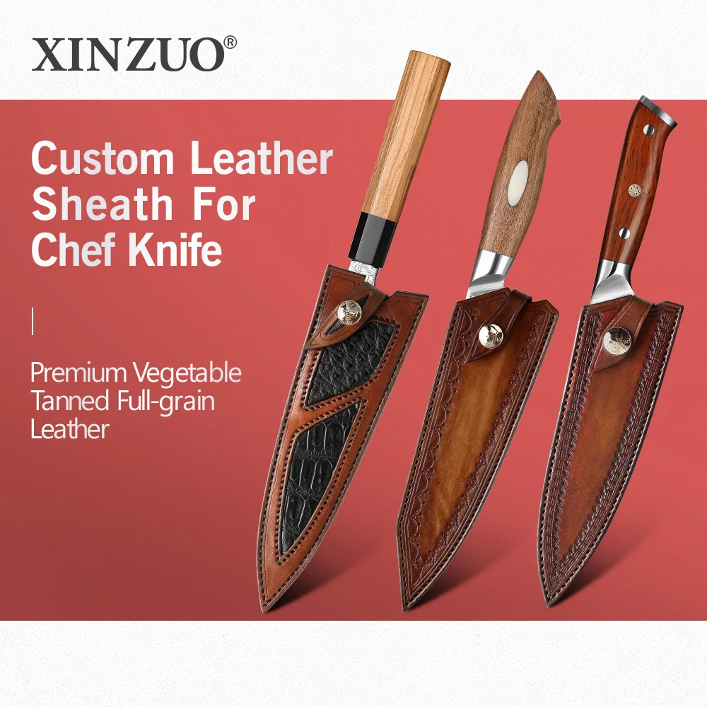 XINZUO-Leather-Sheath-Premium-Vegetable-Tanned-Full-grain-Leather ...