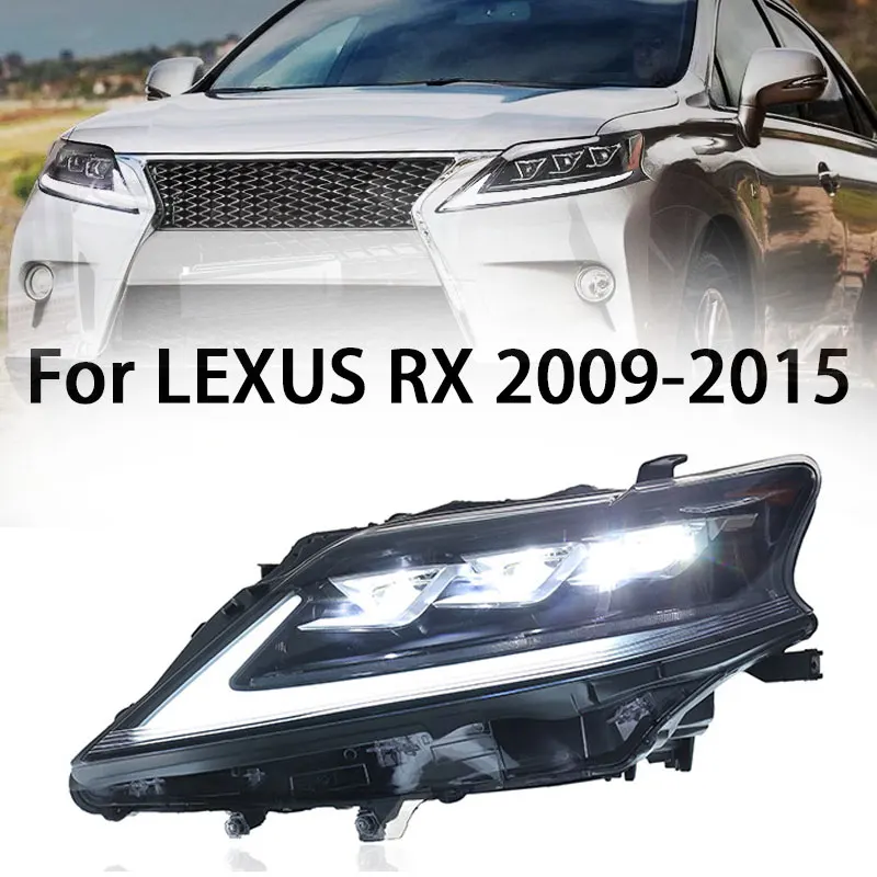 Car-Head-Lights-Parts-For-Lexus-RX-RX270-330-RX350-450H-2009-2015-LED ...