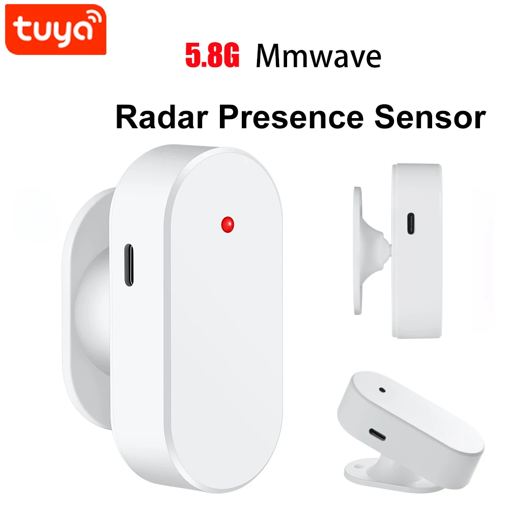 Tuya Zigbee Human Presence Detector Smart Human Body Pir Sensor Radar Detectormotion Sensors