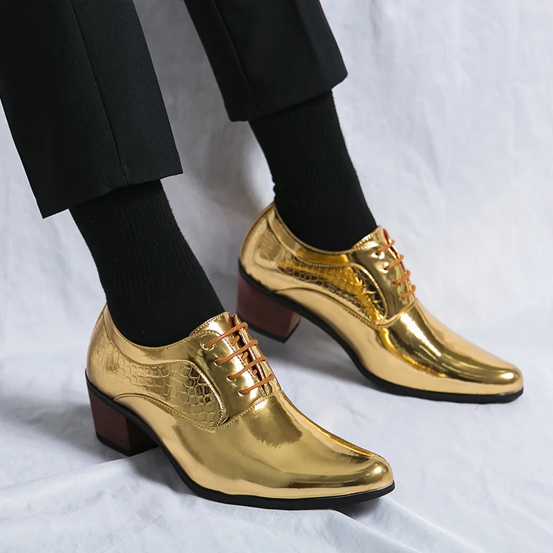 Real Gold Shoes For Men