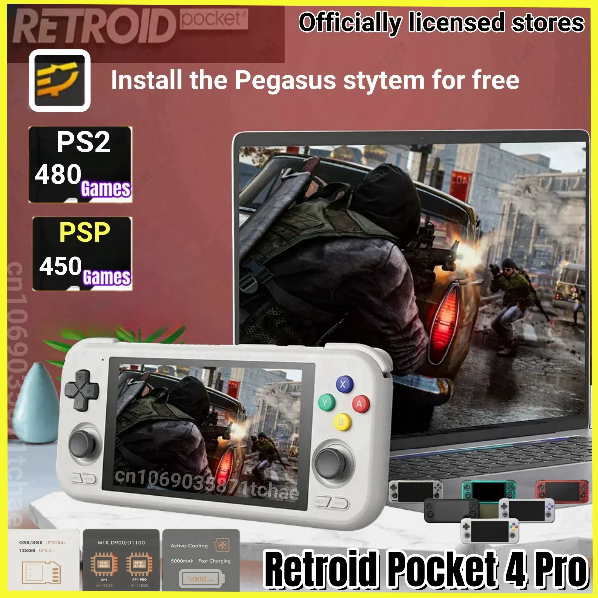 Bolso-Retroid-4-Pro-Handheld-Game-Console-Console-de-videogame-Loja ...