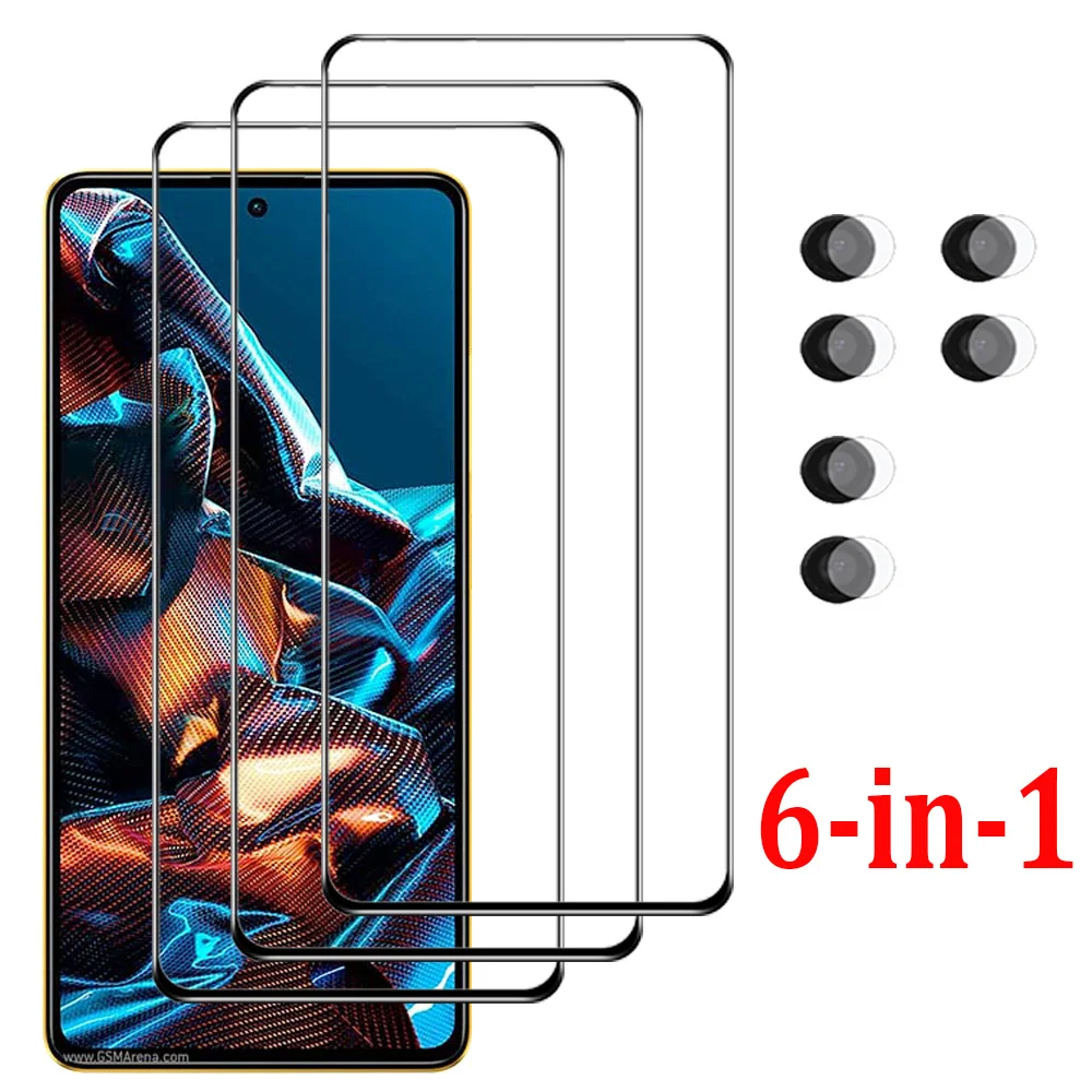 Pelicula poco x 5 pro Protective Glass For Xiaomi poco x5 x4 pro 5g ...