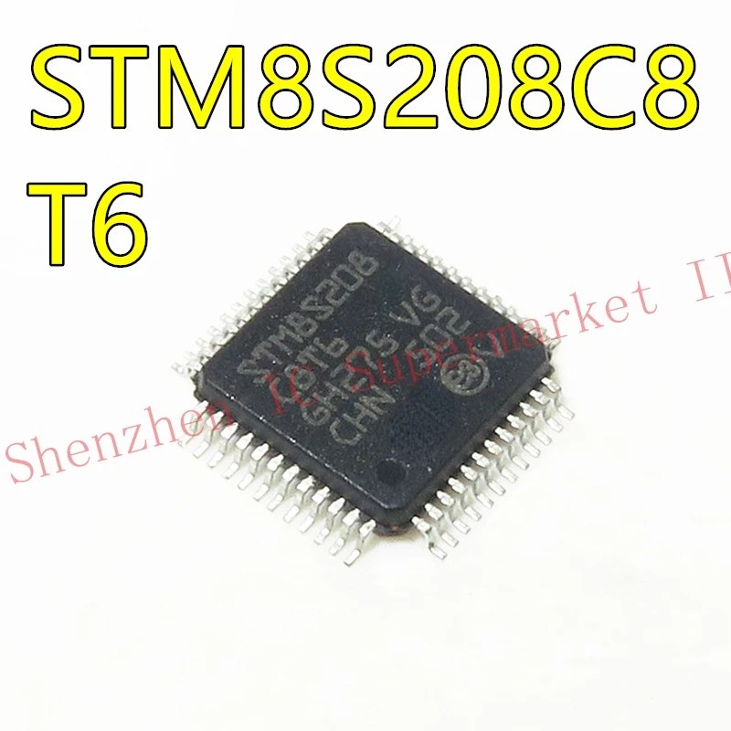 1 pcs/lot STM8S208C8T6 STM8S208 LQFP 48 재고|반도체 집적회로| - AliExpress