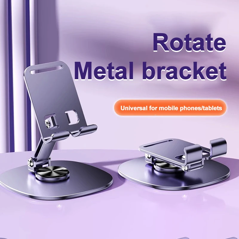 All-Metal-Aluminum-Mobile-Phone-Holder-360-Rotation-Folding-Bracket-for ...