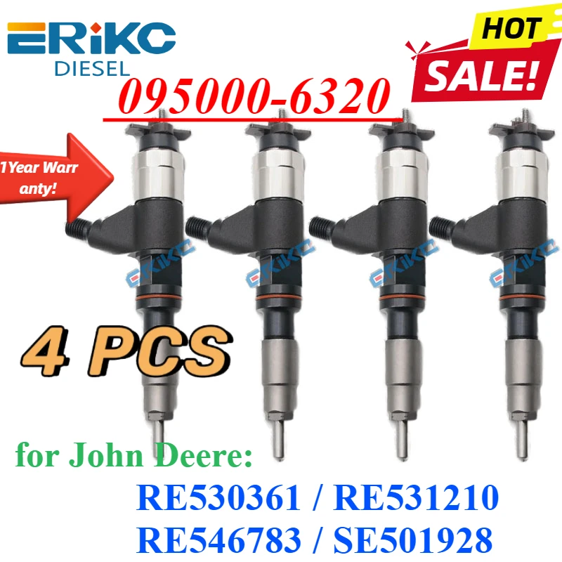 4PC-095000-6320-Diesel-Fuel-Injector-095000-6321-for-Denso-John-Deere ...