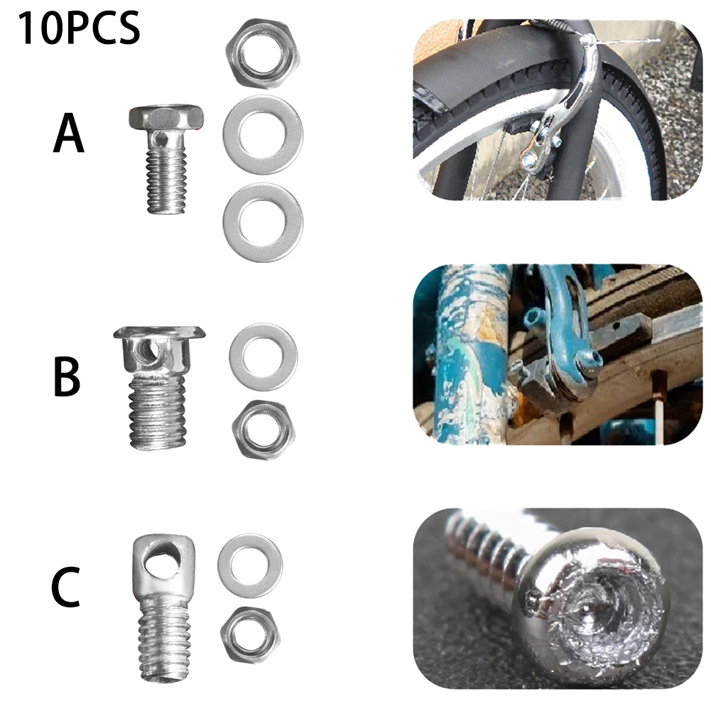 10pcs-Bike-Brake-Pinch-Bolts-Bicycle-V-Brake-Gear-Cable-Wire-Fixed ...