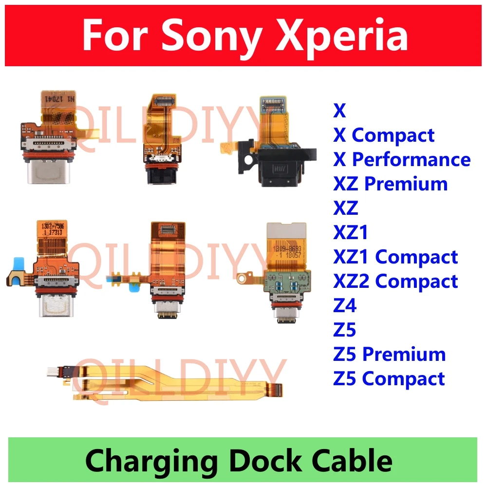 USB-Charging-Port-Charger-Dock-Connector-Flex-Cable-For-Sony-Xperia-X ...