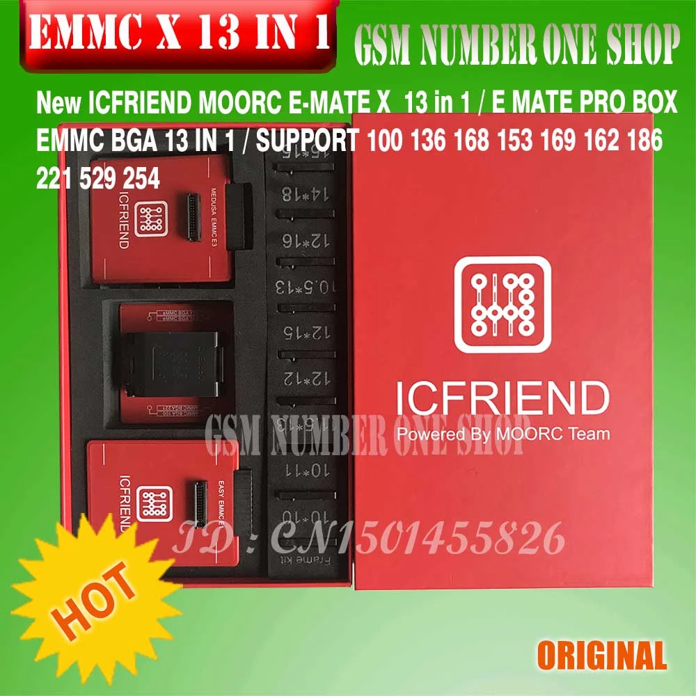 The Newest Moorc High Speed E-mate X E Mate Box Emate Emmc Bga 13in 1 ...
