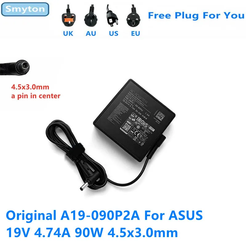 Original-AC-Adapter-Charger-For-ASUS-19V-4-74A-90W-A19-090P2A-Laptop ...