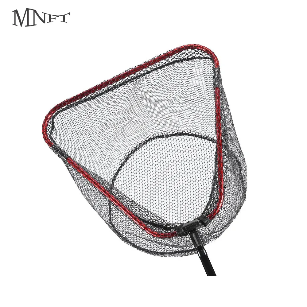Aluminum-Alloy-Rubber-Coated-Fish-Landing-Net-Foldable-Telescopic-Sea ...