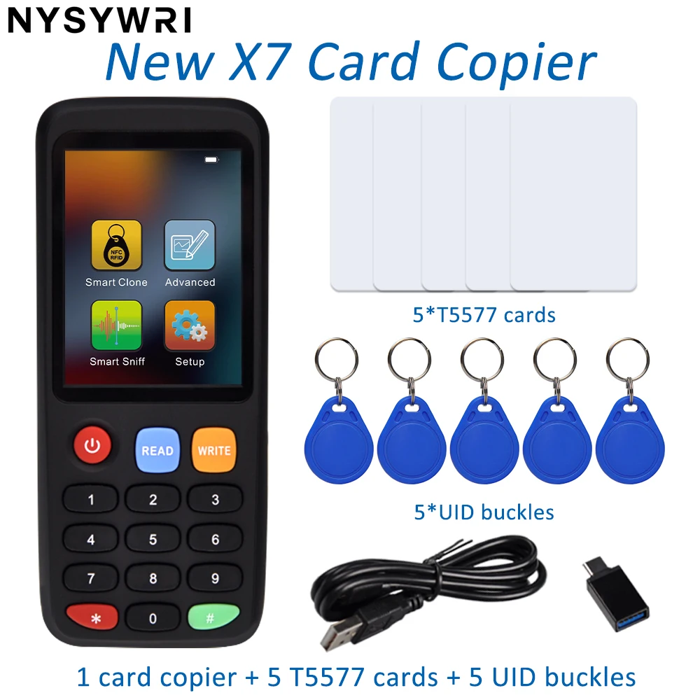 X7-RFID-smart-NFC-chip-card-reader-and-copy-writer-IC-ID-clone-copier ...
