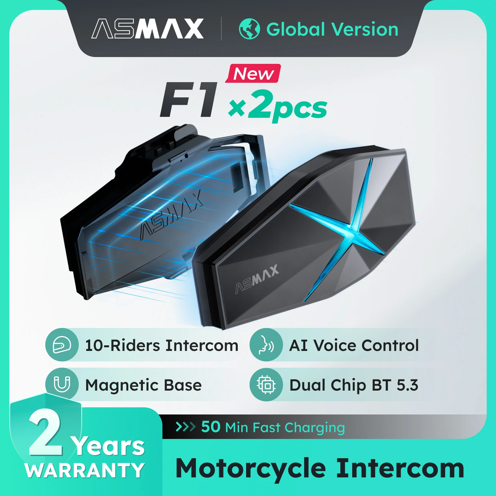 ASMAX-F1-Motorcycle-Intercom-Helmet-Bluetooth-Headset-10-Riders-1800m ...