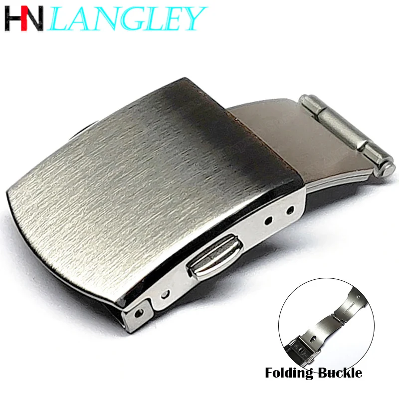 Watch-Buckle-Double-Click-Stainless-Steel-Buckle-Watch-Push-Button-18mm ...