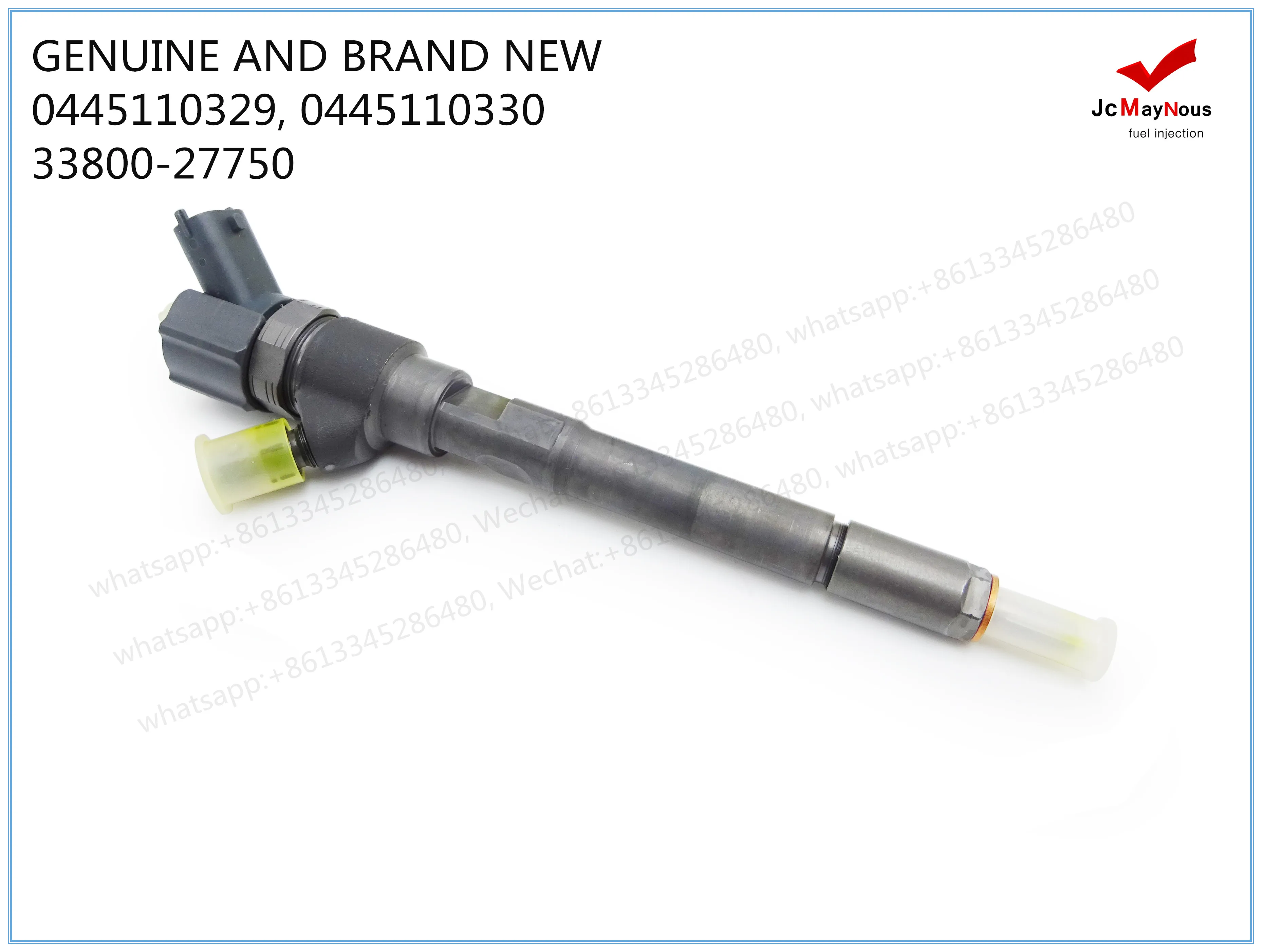 GENUINE AND BRAND NEW DIESEL FUEL INJECTOR 0445110329 0445110330 33800 ...