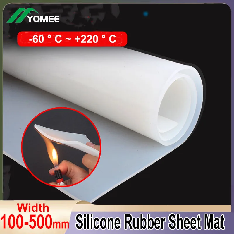 Translucent-Silicone-Rubber-Sheet-100x100-200x200-500x500-500x1000-High ...