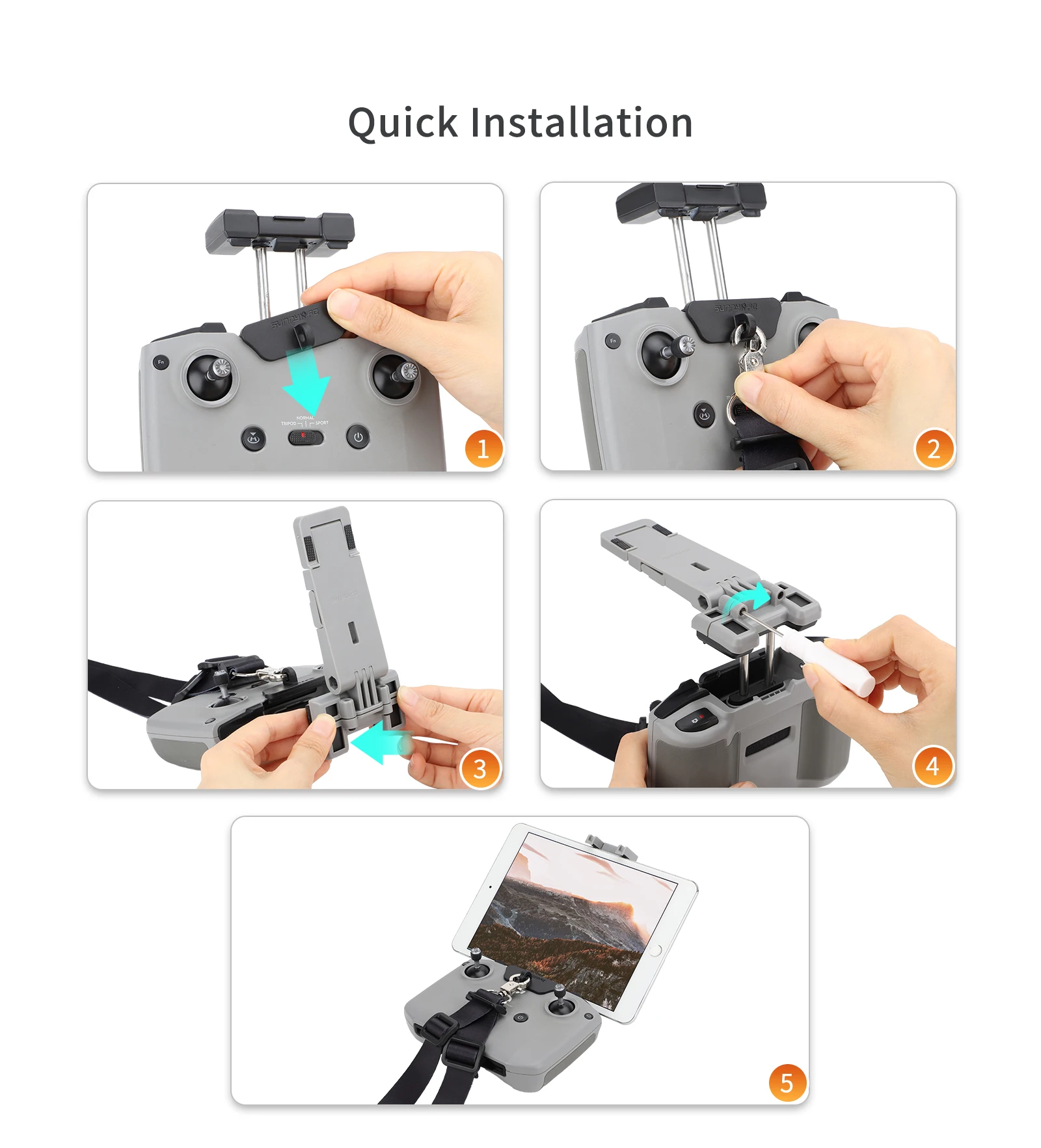 Support pliable pour DJI Mini 3/3 Pro/Mavic 3/3 Classic/Air 2S - AIHONTAI - Accessoire drone ...