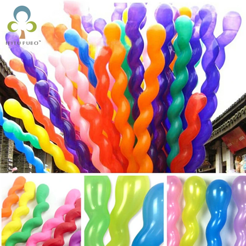 50Pcs-bag-Giant-Balloons-Rubber-Helium-Spiral-Latex-Balloons-Wedding ...