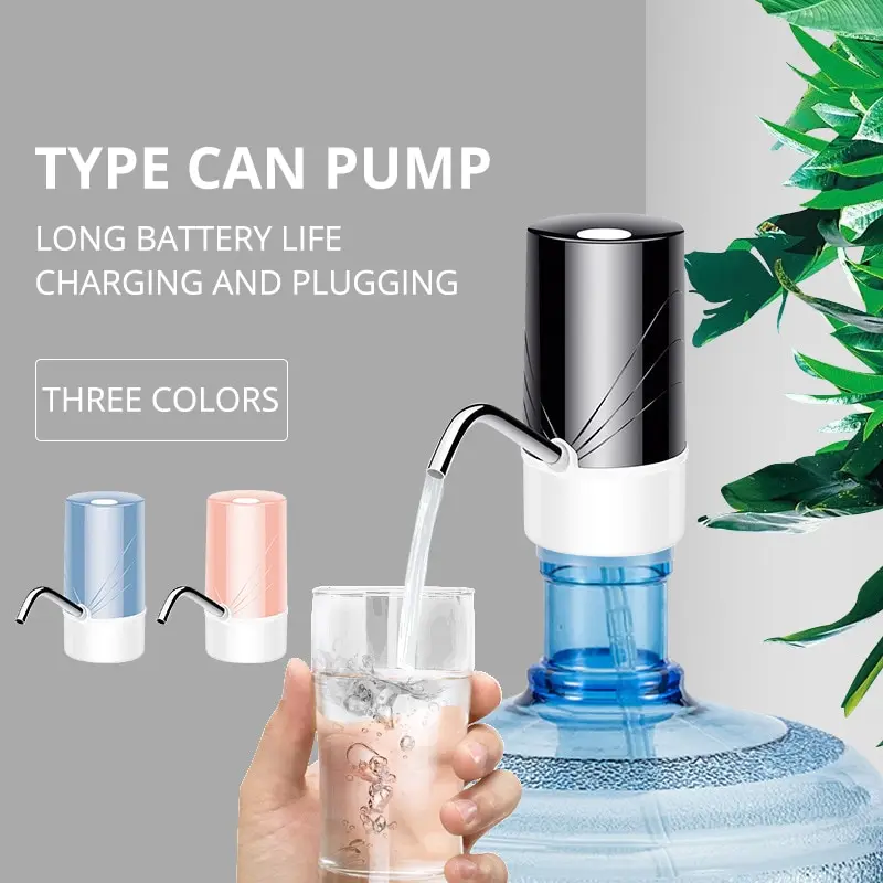 Electric Water Dispenser Pump Automatic Water Bottle Pump USB Charging ...