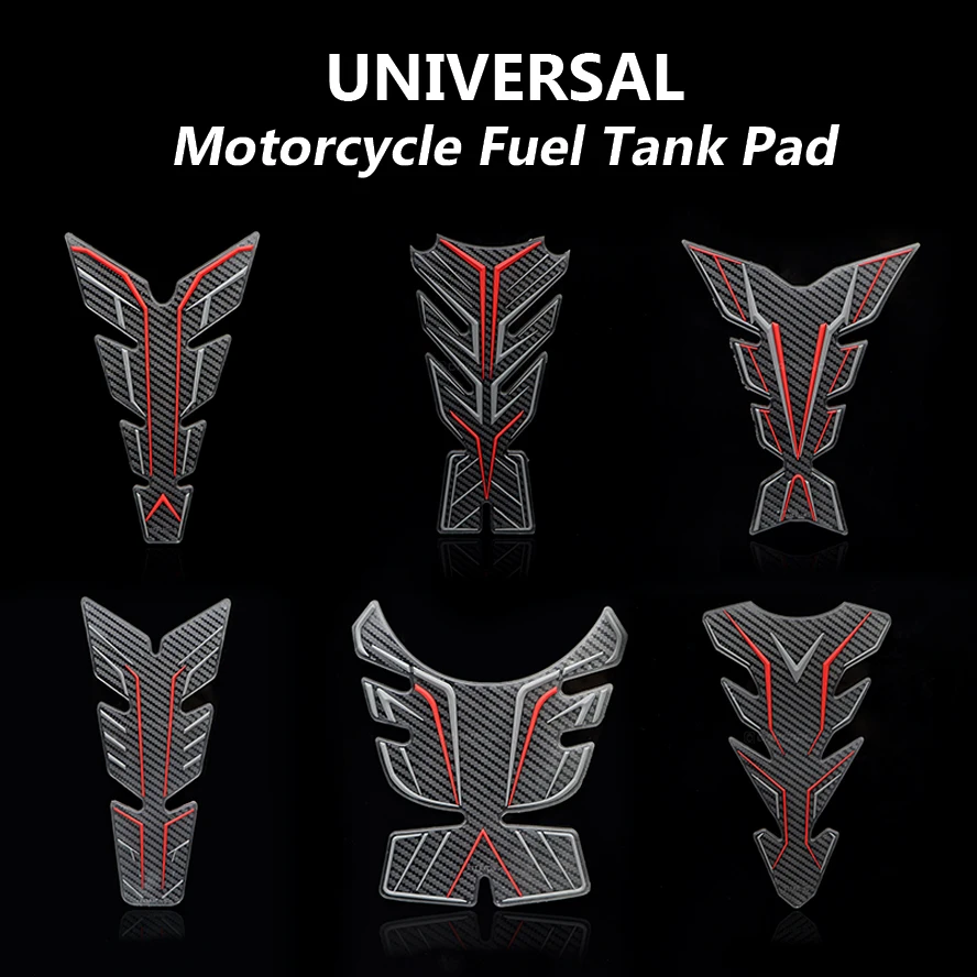 For-SUZUKI-KAWASAKI-Tankpad-Sticker-Fishbone-3D-Tank-Pad-Stickers-Oil ...