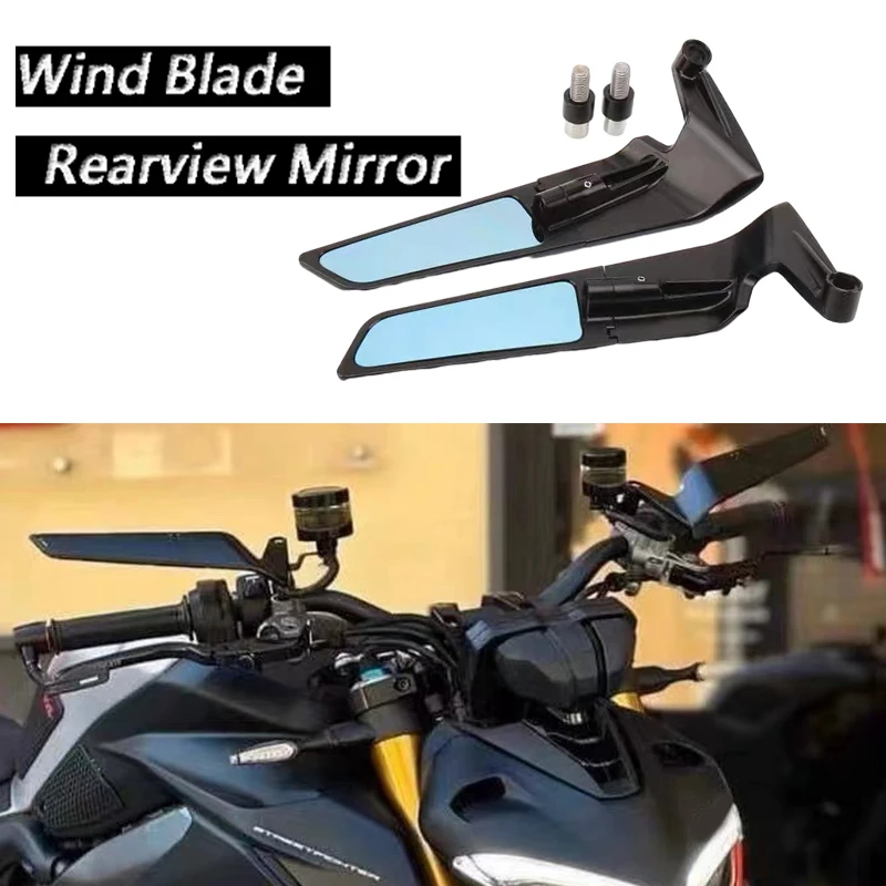 Motorcycle-Wind-Wing-Adjustable-Rotating-Rearview-Mirror-For-Aprilia ...