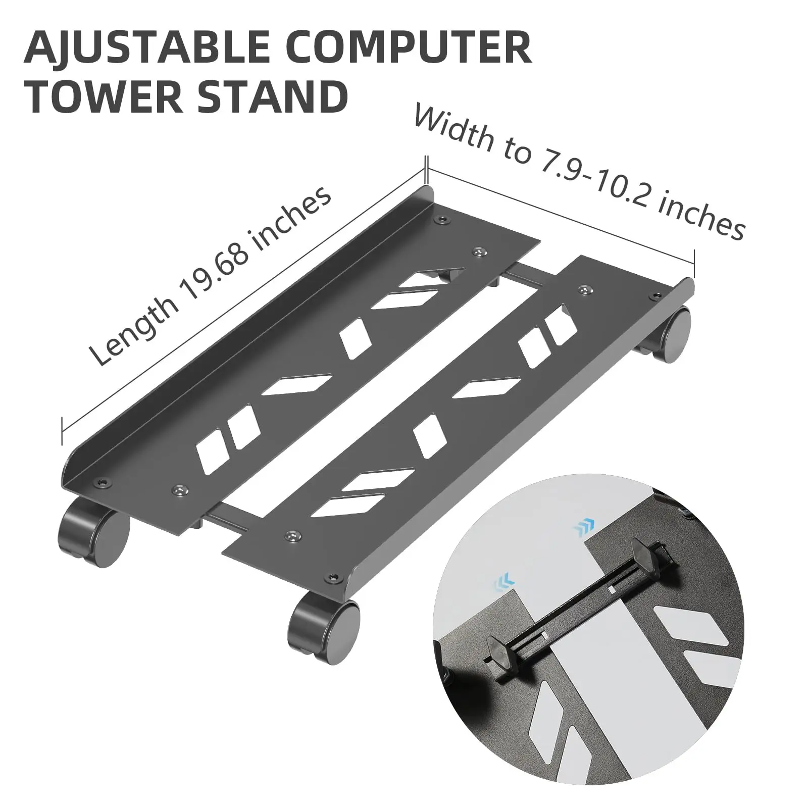 Computer-Tower-Stand-Adjustable-Mobile-CPU-Stand-Steel-PC-Tower-CPU ...