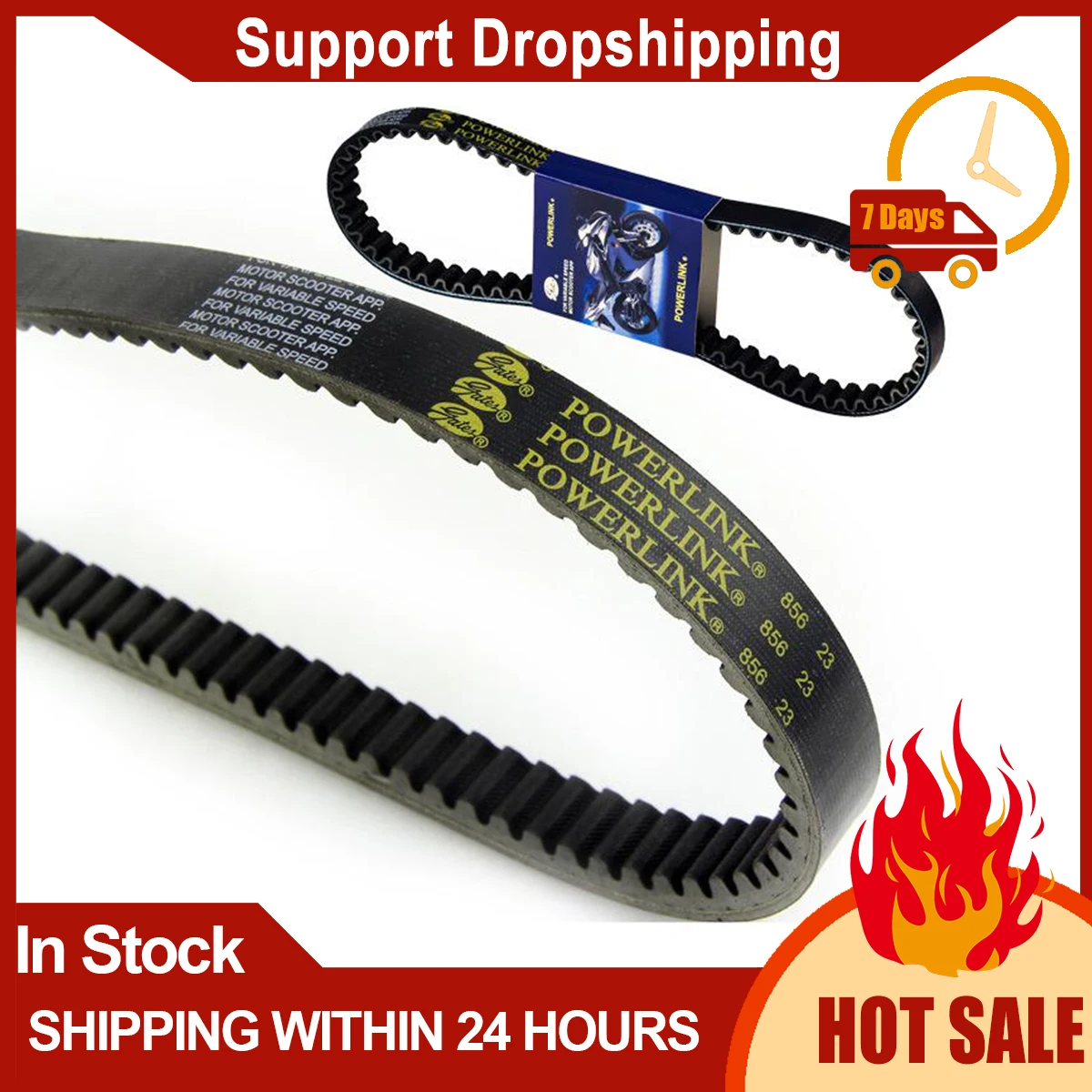 Gates Powerlink 856*23 CVT Belt for Yamah a Majesty 250 300 Clutch ...