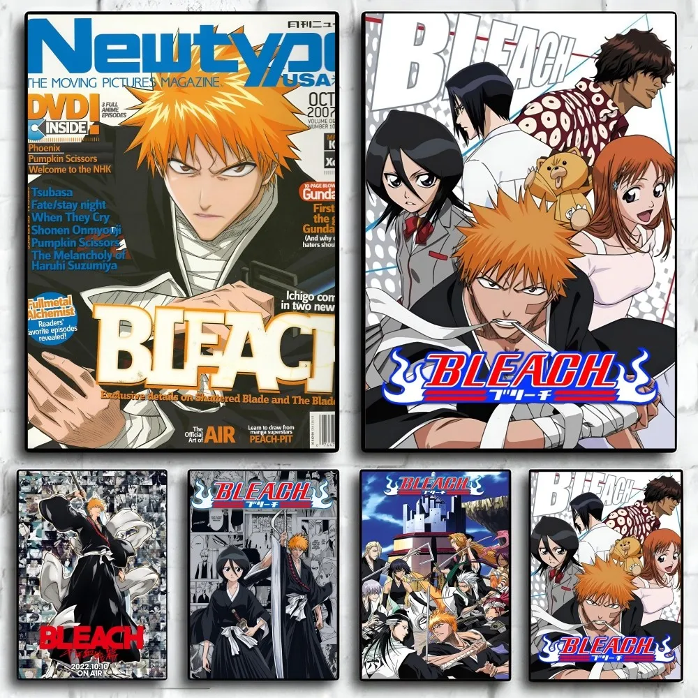 Anime-B-bleach-Poster-Paper-Print-Home-Living-Room-Bedroom-Entrance-Bar ...