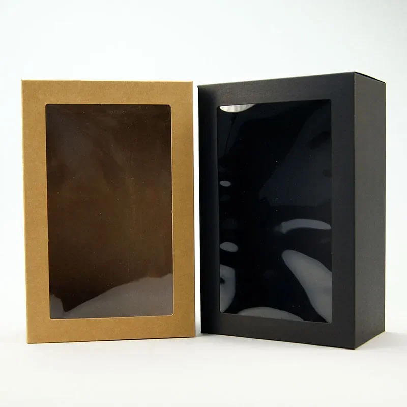 6pcs Rectangle Kraft Paper Box Christmas Gift Packaging Boxes With ...