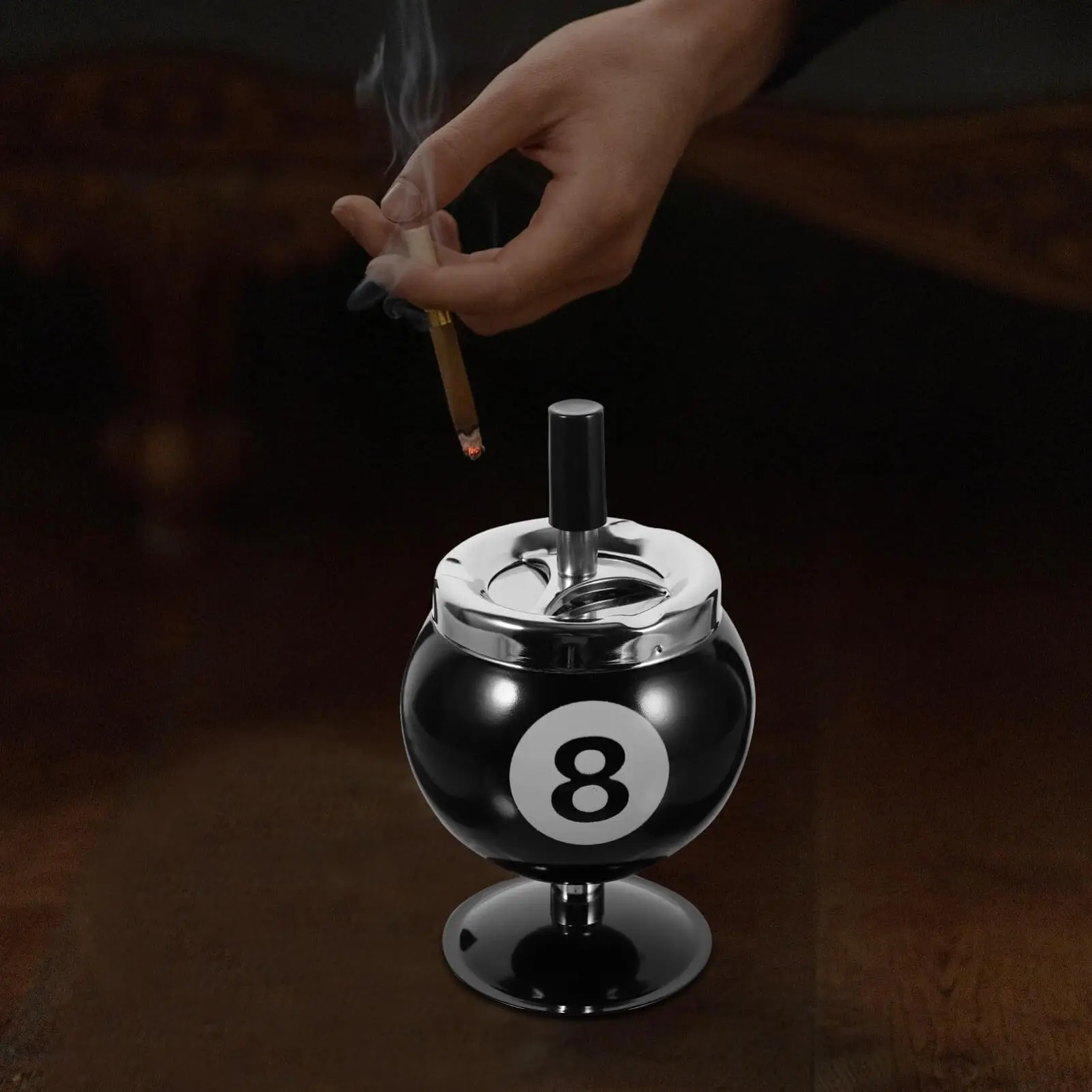 Simulation Billiard Metal Ashtray Personalized Home Decoration Anti ...