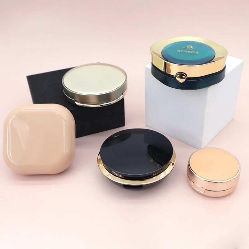 Air Cushion Foundation DIY Box 1Pc Empty Puff Box Portable Mirror for ...
