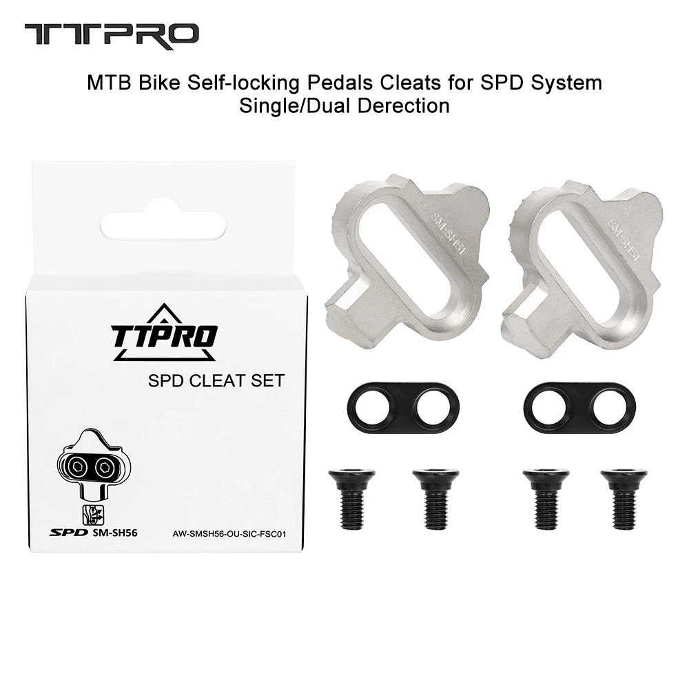 TTPRO-SPD-SH56-SH51-Stollen-MTB-Bike-Pedal-Cleats-Single-Release-Cleats ...