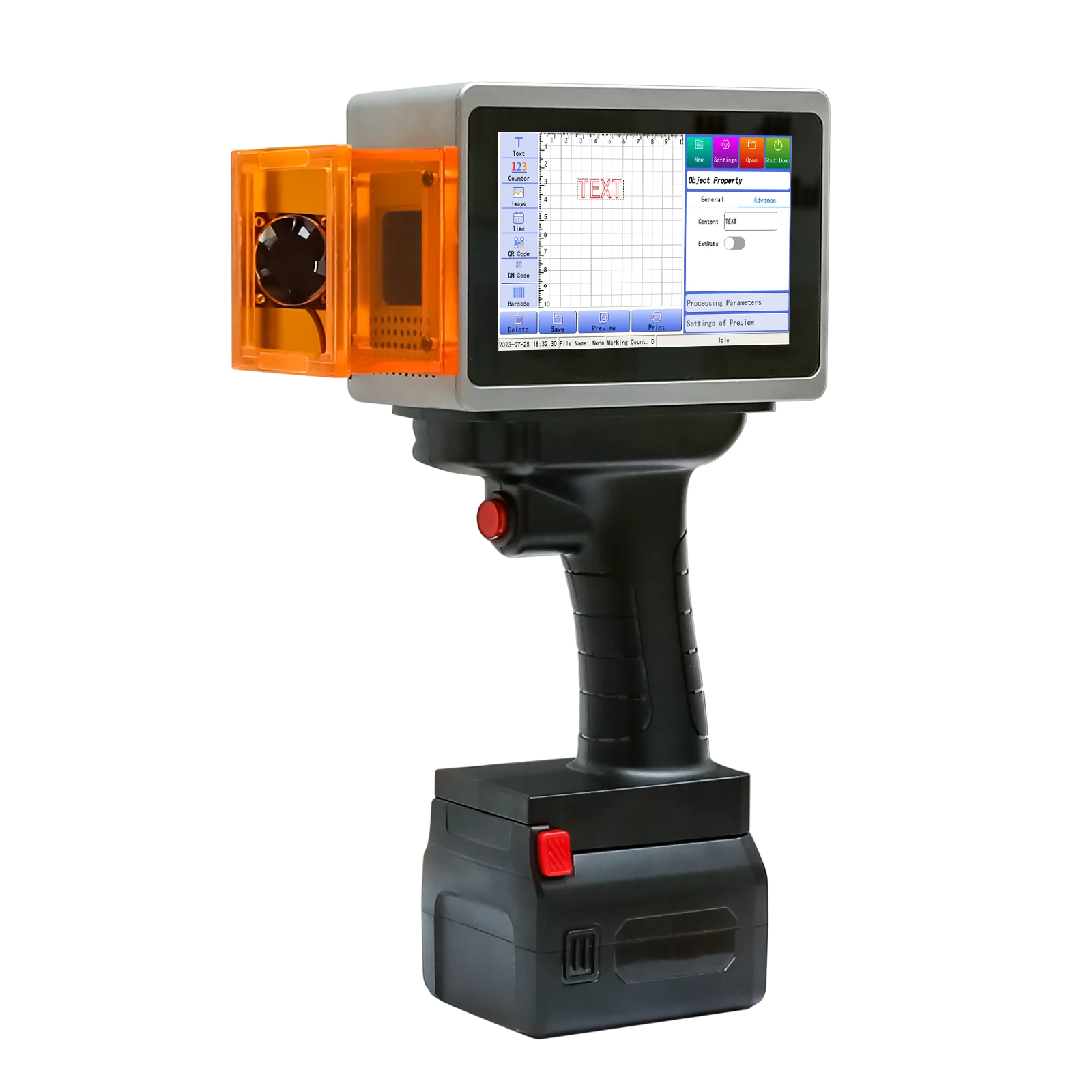 High Quality Portable Expiry Date Logo Handheld Laser Marking Machine ...