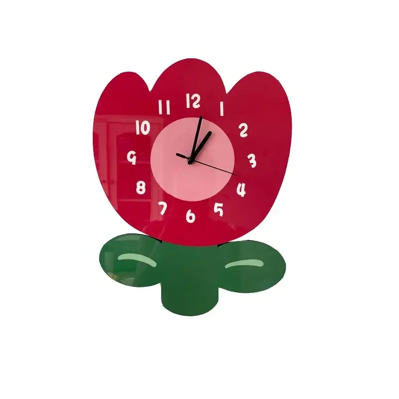 Cute-Quart-Wall-Clocks-Cartoon-Needle-Home-Decor-Living-Bedroom-Simple ...