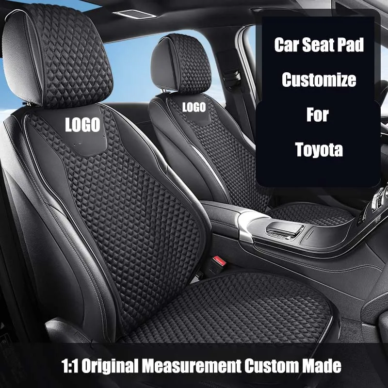 Car-Seat-Pad-Custom-Fit-for-5-Seats-Toyota-with-Front-and-Rear-Full-Set ...