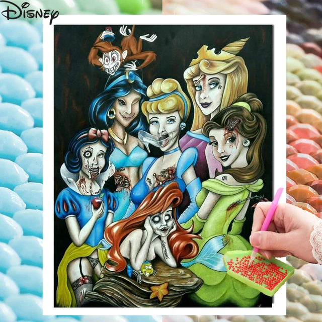 Zombie Disney Princess Drawing