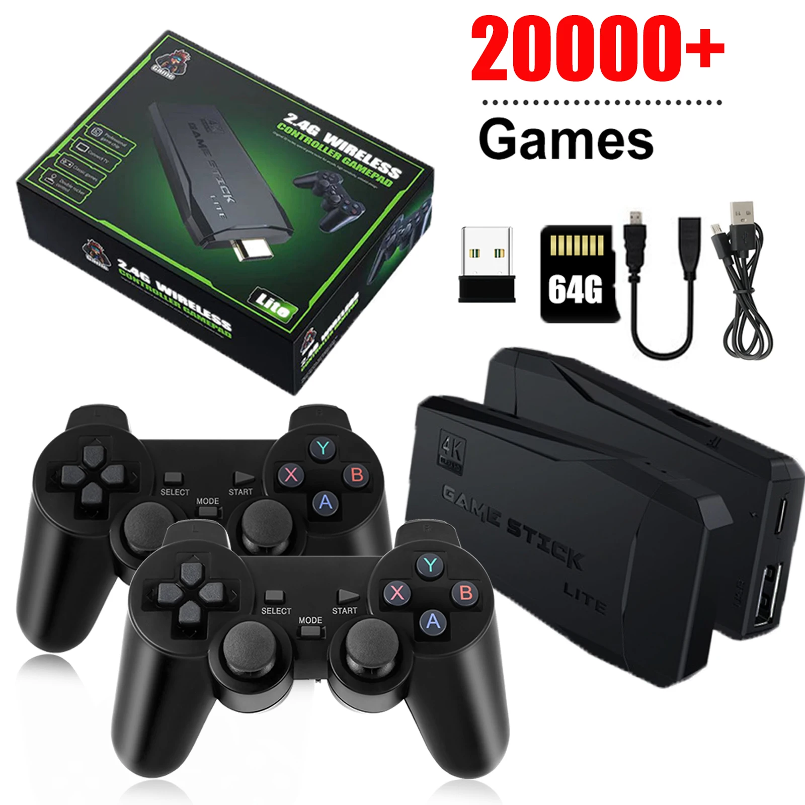 Video Game Console Built-in 20000+ Games Retro Handheld Game Player For ...