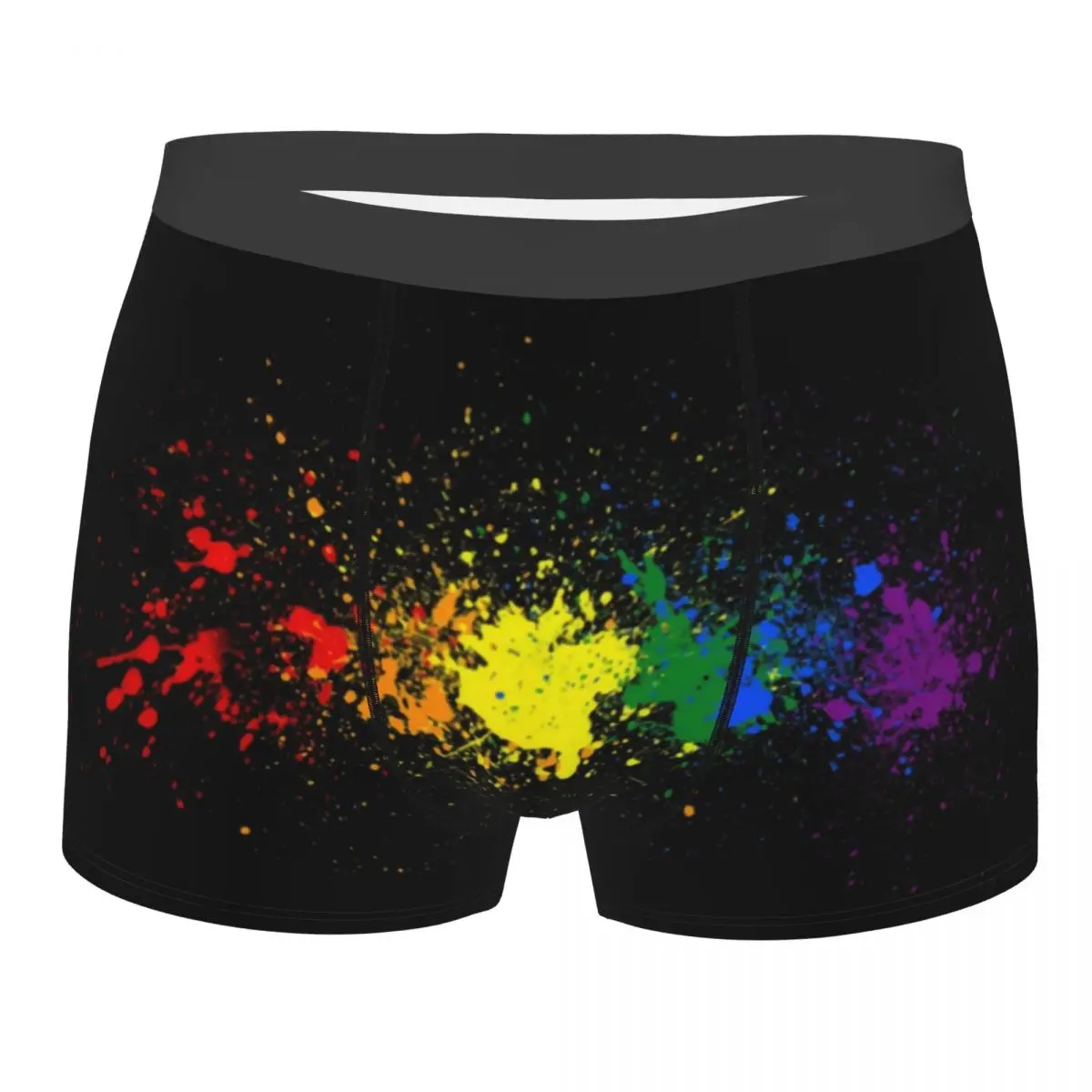 Custom Rainbow Lgbt Lesbian Underwear Men Breathbale Gay Pride Boxer ...