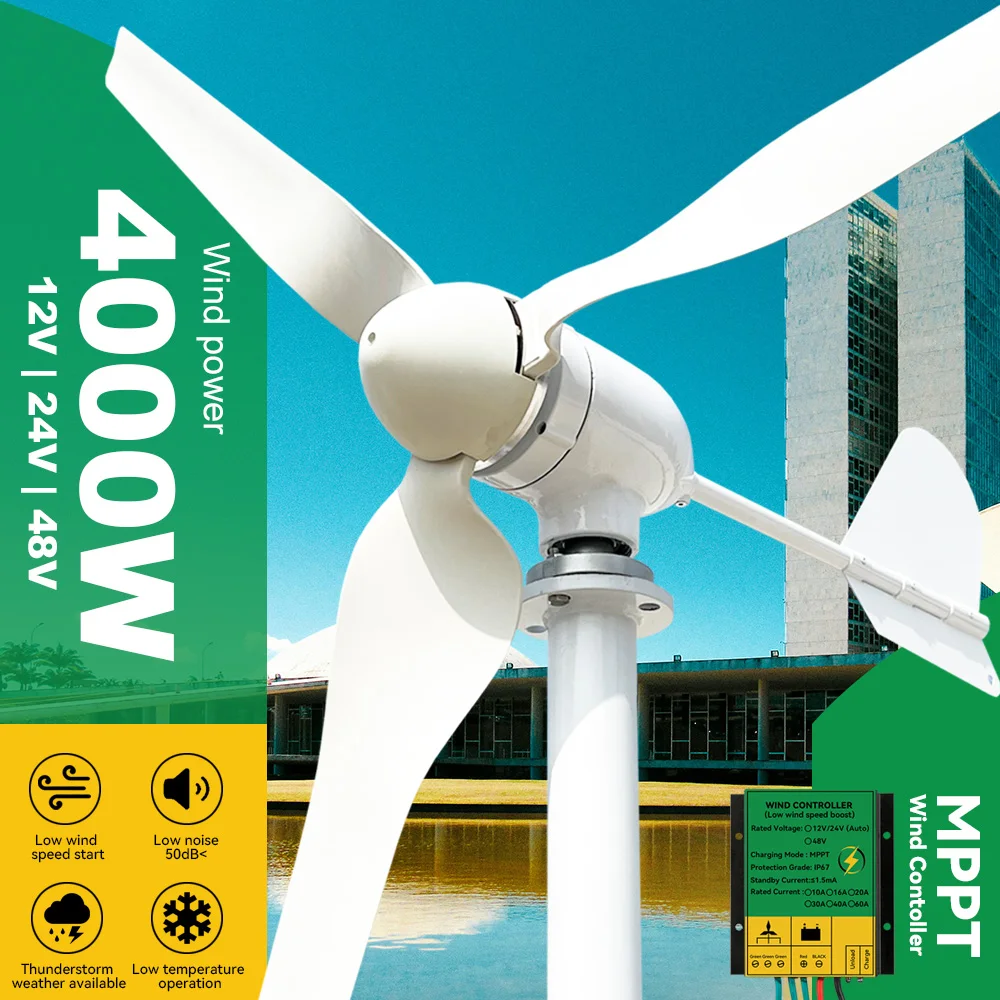 4000W-Windmills-Wind-Turbine-Generator-Power-4kw-3-Blades-12v-24v-48v ...