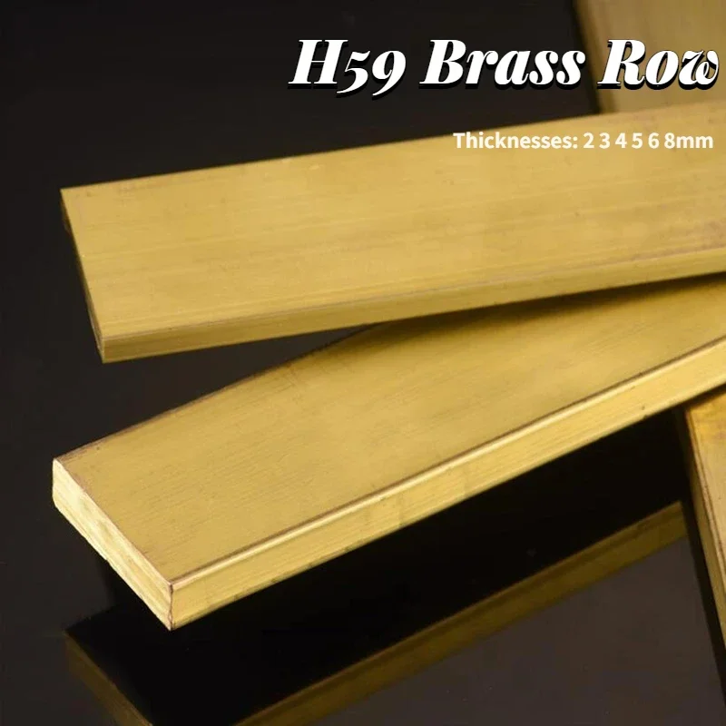 1PCS-Length-500mm-H59-Brass-Flat-Bar-Plate-Strip-Thicknesses-2mm-3mm ...
